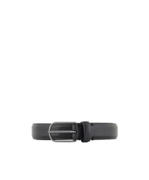 Emporio Armani Leather Belt - Black