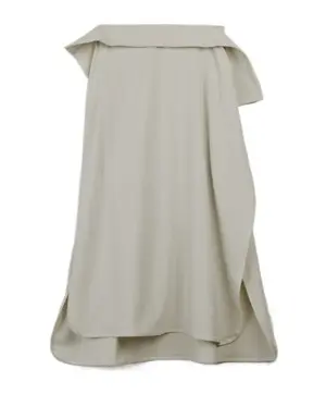 Y3 Asymmetrical Hem Skirt - Orbit Gray