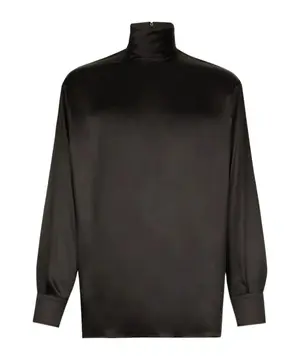 Dolce & Gabbana Dolce Gabbana Satin Turtleneck Shirt