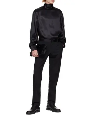 Dolce & Gabbana Dolce Gabbana Satin Turtleneck Shirt