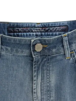 Stefano Ricci Logo Patch Jeans