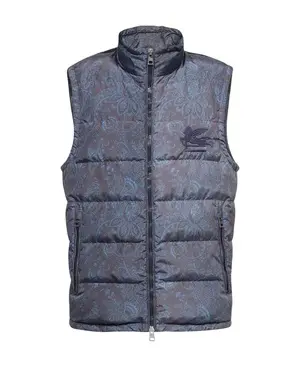 Etro High Collar Sleeveless Vest