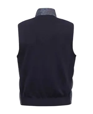Etro High Collar Sleeveless Vest