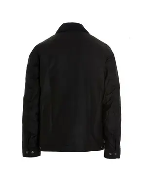 Barbour International Workers Wax Jacket - Black