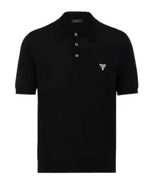 Prada Embroidered Polos For Men