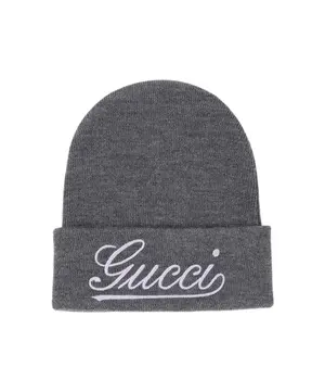 Gucci Embroidered Logo Beanie