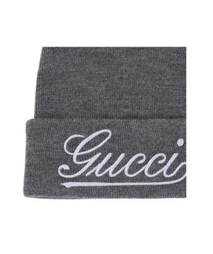 Gucci Embroidered Logo Beanie