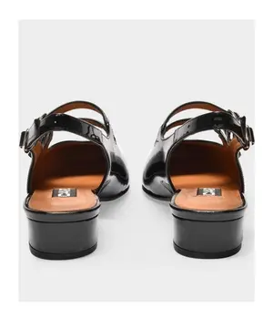 CAREL Round-headed Flat Sandals With Adjustable Straps