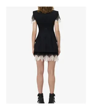 Alexander McQueen Lace Detailed Mini Skirt