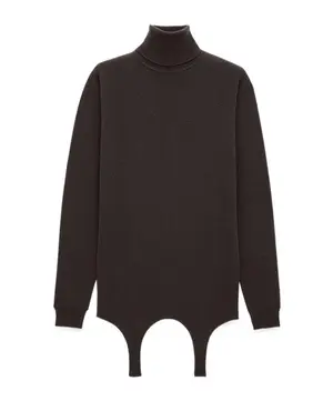 Saint Laurent Turtleneck Garter Jumper