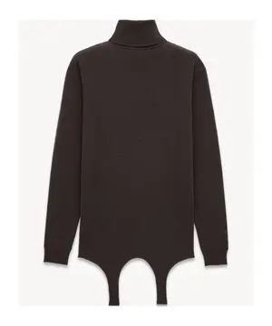 Saint Laurent Turtleneck Garter Jumper