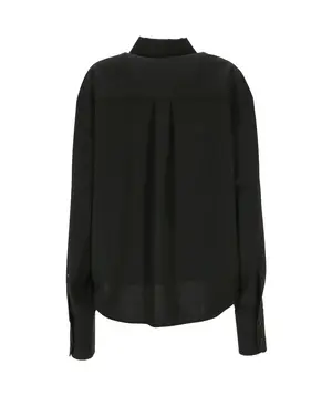 Sportmax Mappa Tie-detail Shirt - Black