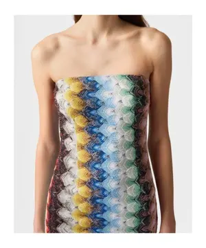 Missoni Strapless Bustier Mini Dress