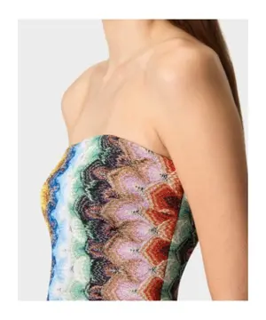 Missoni Strapless Bustier Mini Dress