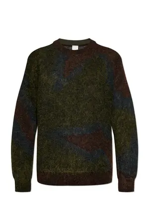 Paul Smith Crew Neck Sweater With Multi-color Design