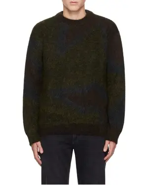 Paul Smith Crew Neck Sweater With Multi-color Design