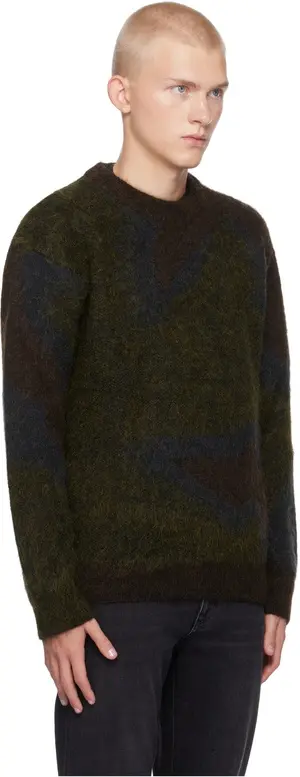 Paul Smith Crew Neck Sweater With Multi-color Design