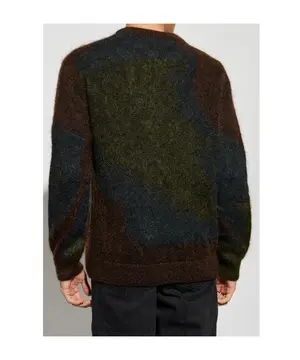 Paul Smith Crew Neck Sweater With Multi-color Design