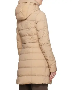 Canada Goose Clair Hooded Quilted Coat - Light Brown