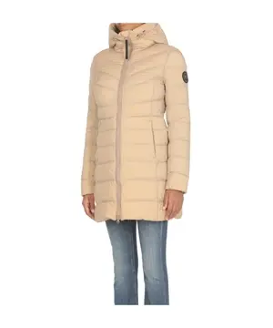 Canada Goose Clair Hooded Quilted Coat - Light Brown