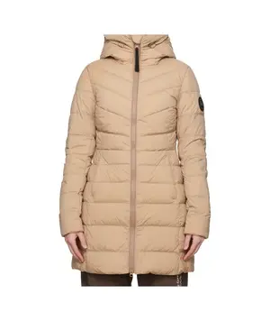 Canada Goose Clair Hooded Quilted Coat - Light Brown