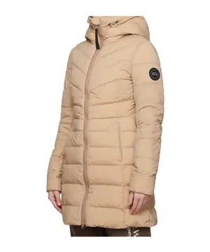Canada Goose Clair Hooded Quilted Coat - Light Brown