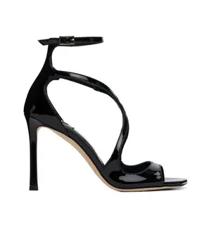 JIMMY CHOO 95mm Azia Sandals - Black
