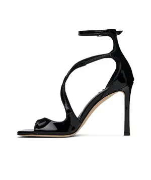 JIMMY CHOO 95mm Azia Sandals - Black