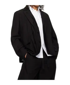 Sacai Layered Notched Lapel Blazer