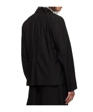 Sacai Layered Notched Lapel Blazer
