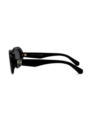 Loewe Oval Frame Sunglasses - Black