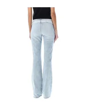 DIESEL® Ebby D Buckle Wide Leg Jeans