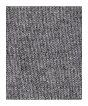 ROBERTO COLLINA Round Neck Knitted Sweater With Lace Trim - Gray