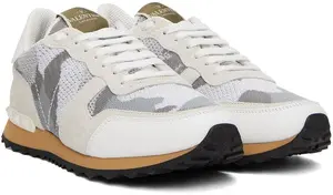 Valentino Garavani Camouflage Rockrunner Sneakers