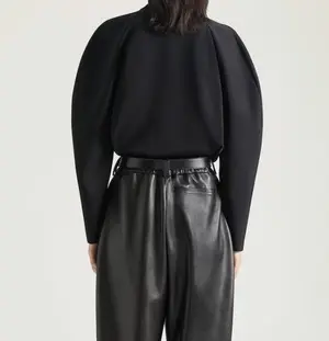 Givenchy Long-sleeve Wool-viscose Sweater With Paris 1952 Jacquard - Black