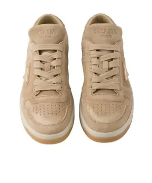 Prada Downtown Lace-up Sneakers - Hazel