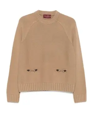 GUCCI Gucci Horsebit Detailed Knit Sweater