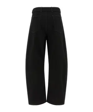 LEMAIRE Belted Straight-leg Pants