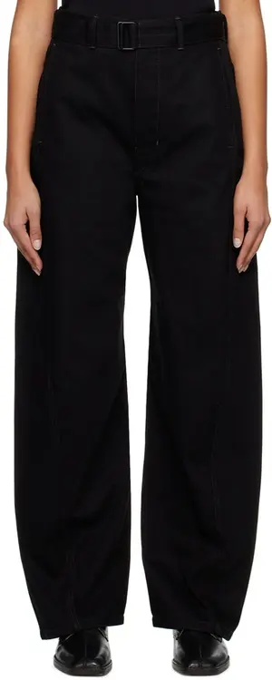 LEMAIRE Belted Straight-leg Pants