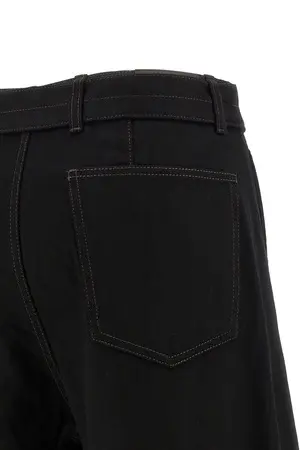 LEMAIRE Belted Straight-leg Pants