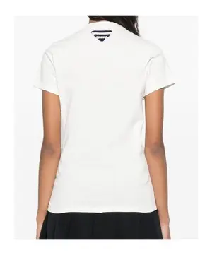 Prada Logo Printed Short Sleeve T-shirt - No