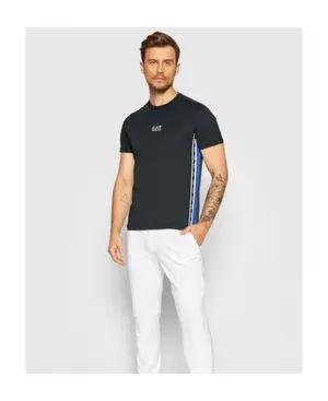 Emporio Armani Logo-print Logo-trim Short-sleeve T-shirt