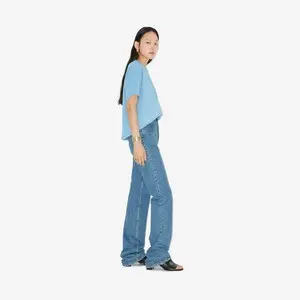 Burberry High Waist Straight Leg Jeans