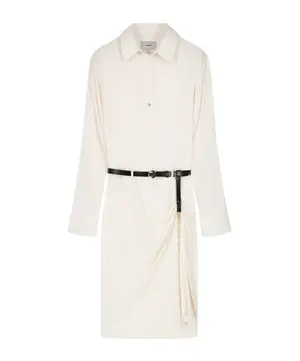 Coperni Belted Draped Dress