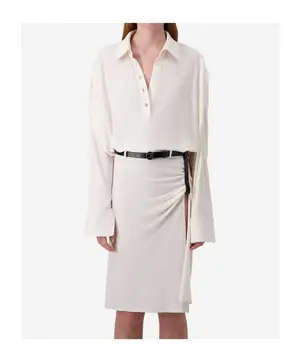 Coperni Belted Draped Dress