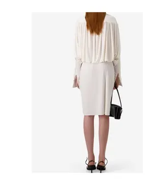 Coperni Belted Draped Dress