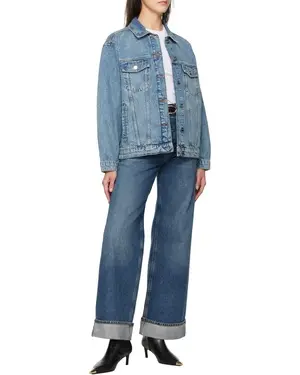ANINE BING Rory Denim Jacket - Light Blue