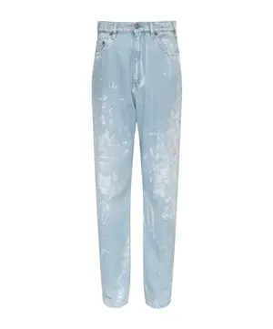 MAISON MARGIELA Coated Straight-leg Jeans