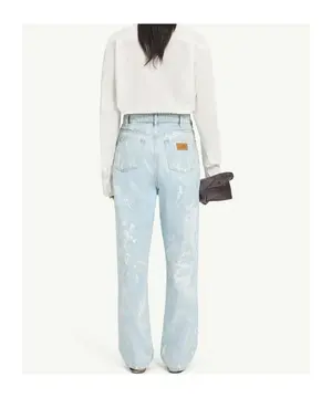 MAISON MARGIELA Coated Straight-leg Jeans
