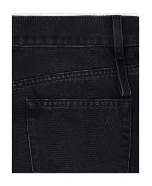 Attico Cut-out Denim Skirt